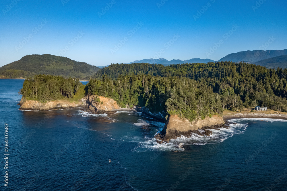 Agate Point along the Strait of Juan De Fuca near Joyce, Washington ...
