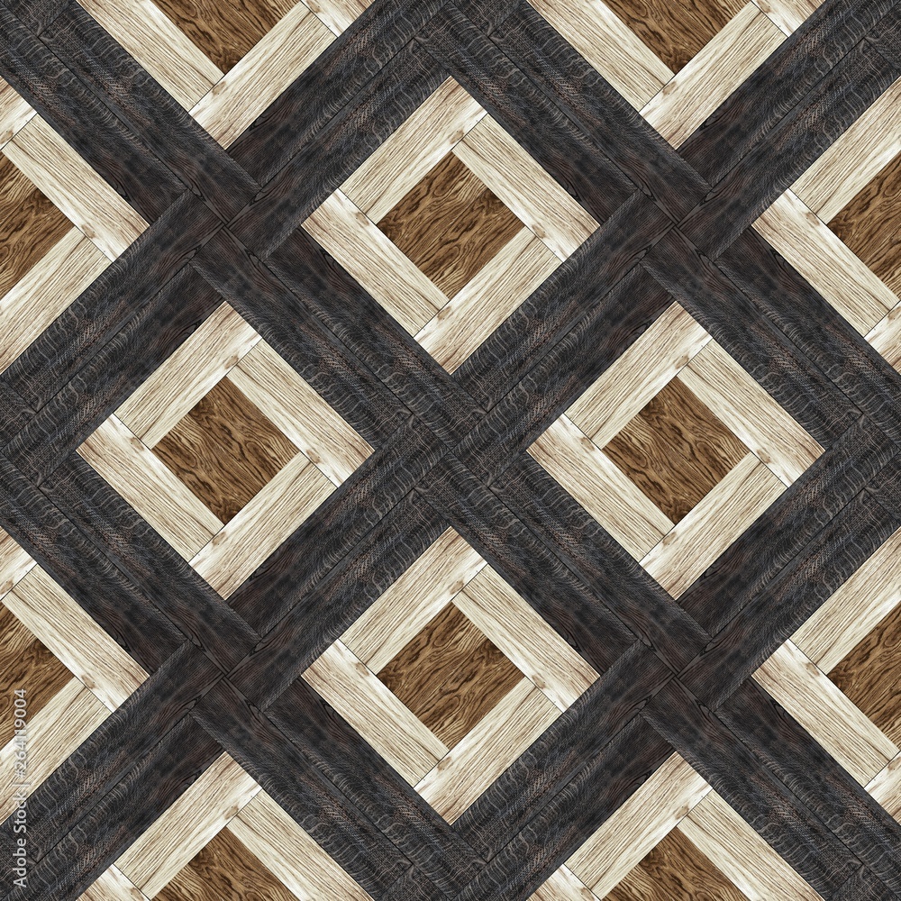 seamless wooden plank pattern for flooring or parquet Stock Photo ...