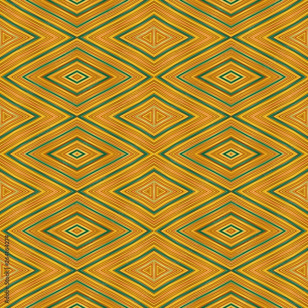 ภาพประกอบสต็อก seamless diamond pattern with orange, gold, skin, olive ...