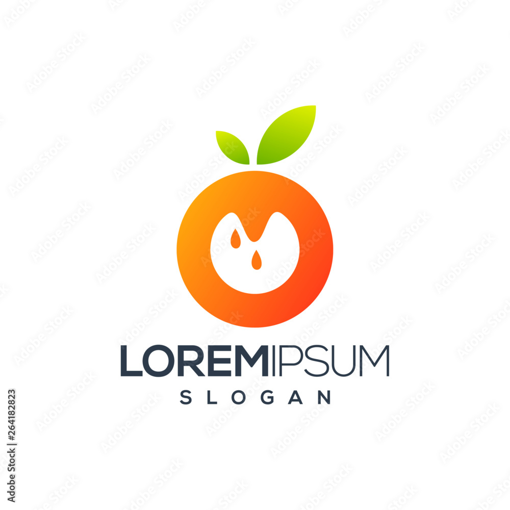 letter O orange logo design,vector,illustration ready to use for your ...