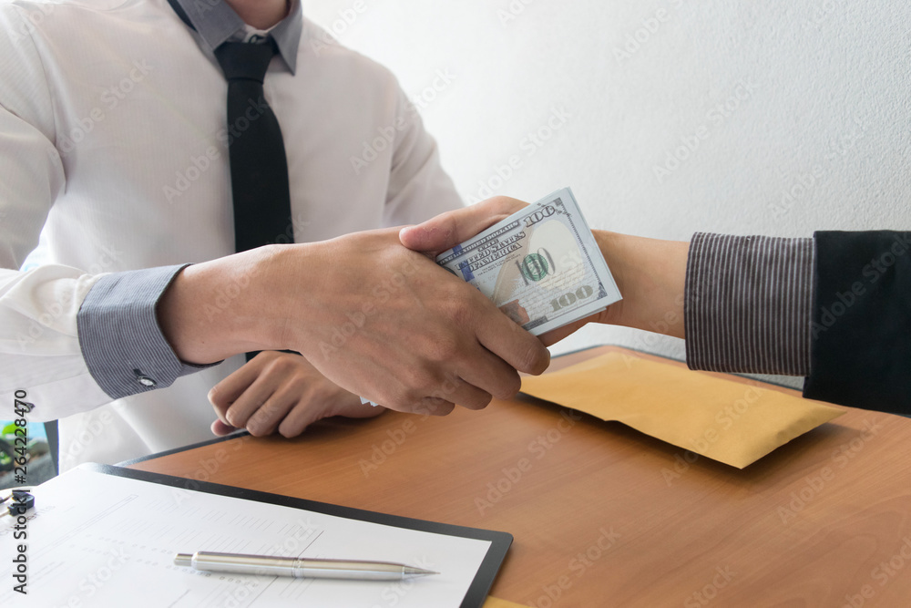 Company employees have been corrupt by bringing money to the company's ...