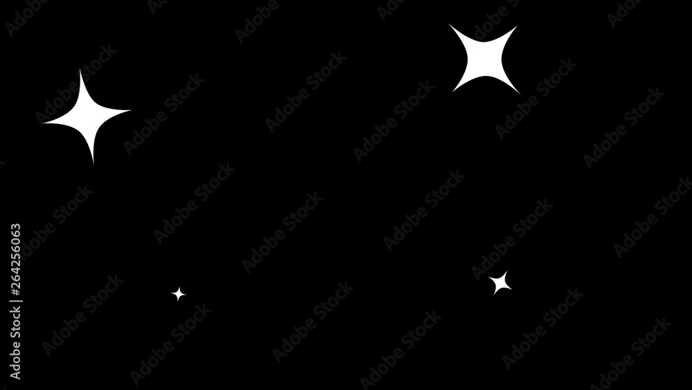 Social Media Star Twinkle Overlay Stock Template | Adobe Stock