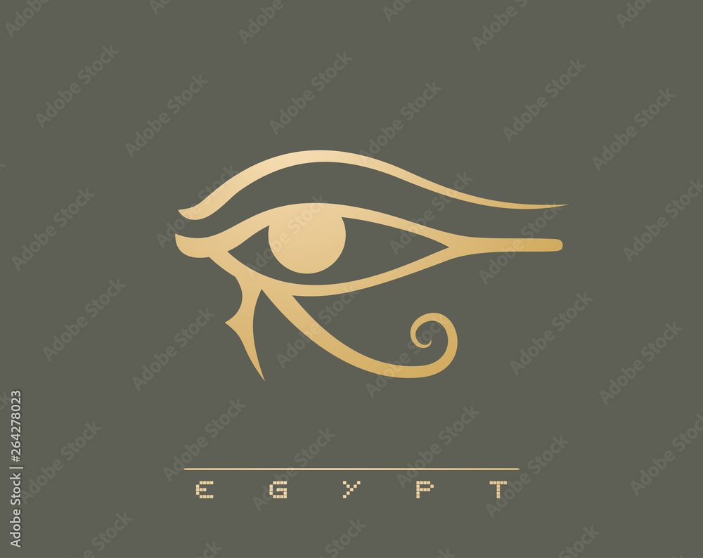 Egypt eye symbol Stock Vector | Adobe Stock
