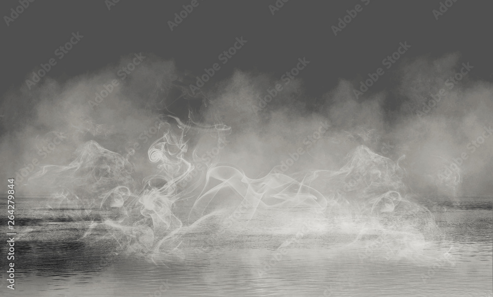 Empty background scene. Empty street background with concrete floor ...