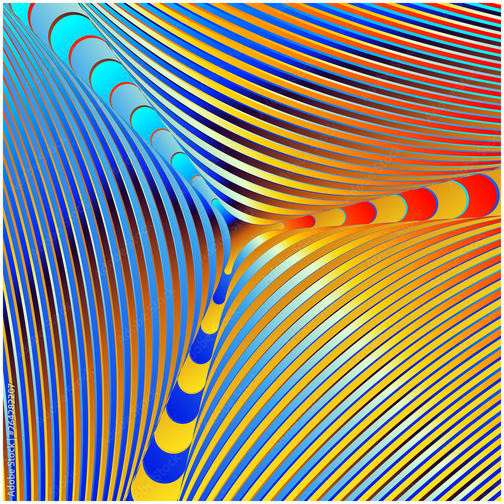 Color spectrum gradient background. Hypnotic trance texture. Visual ...