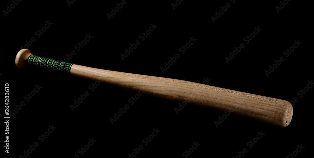 Baseball Bat Black Background