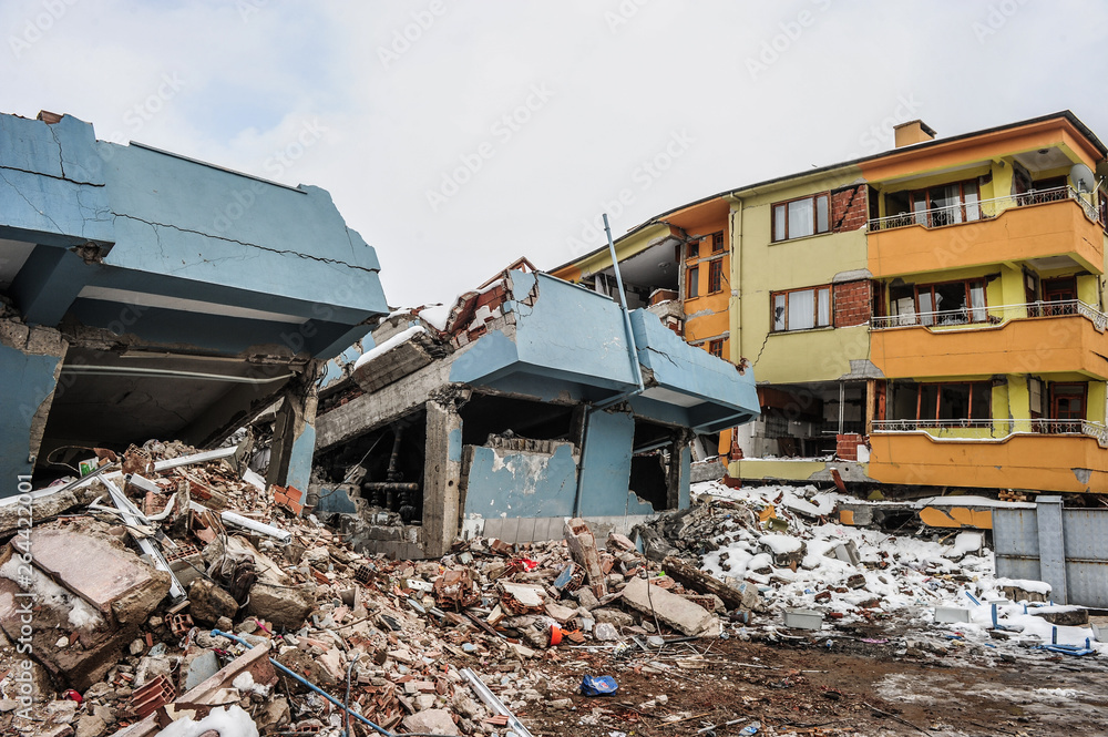 Earthquake. Stock Photo | Adobe Stock