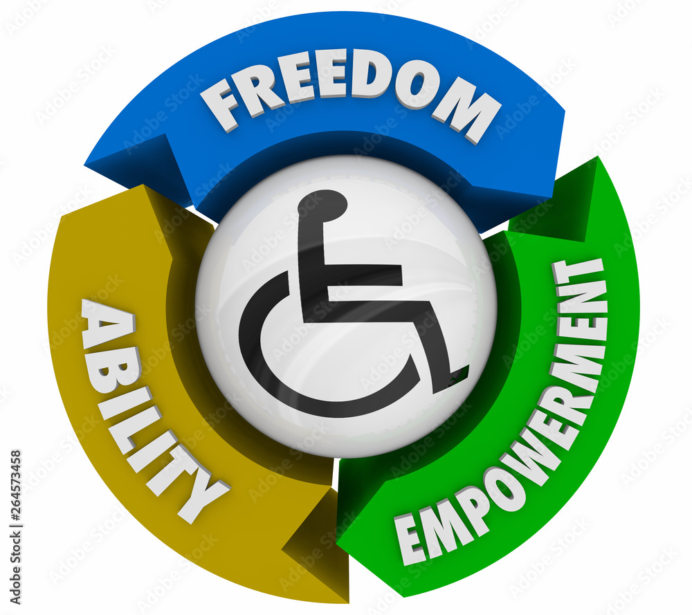 Wheelchair Disabled Person Symbol Disability Freedom Ability ...