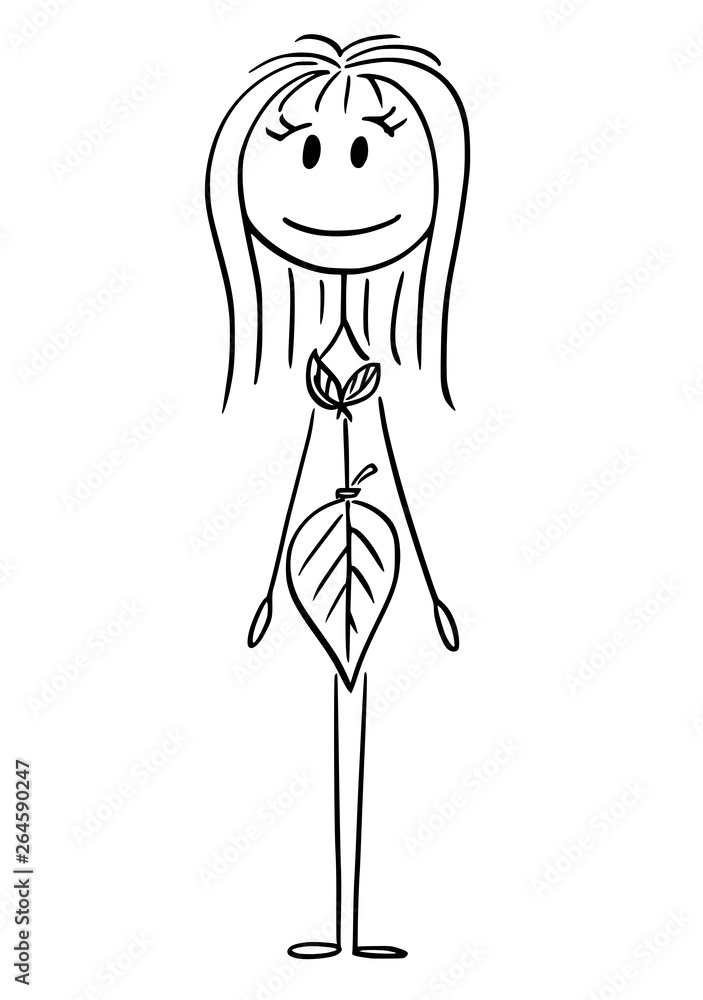 Stick Figure Woman Clipart
