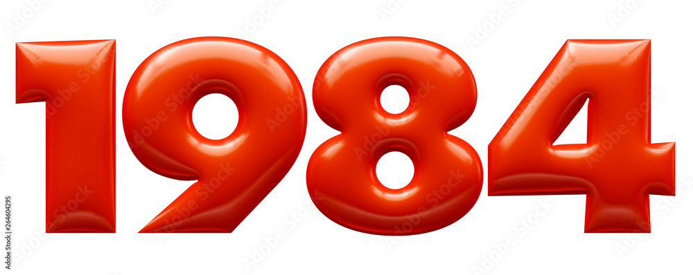 1984 big brother, 3d alphabet Stock Illustration | Adobe Stock