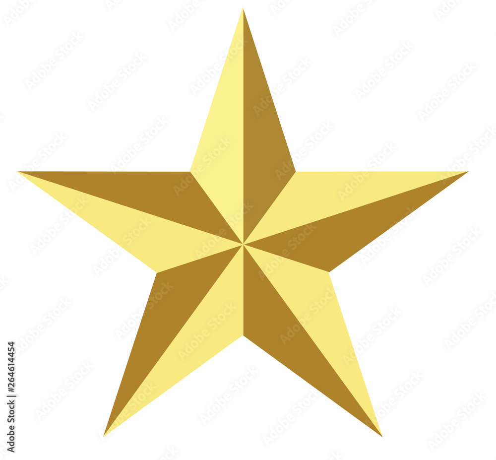 gold star icon on white background. flat style.gold star icon for your ...
