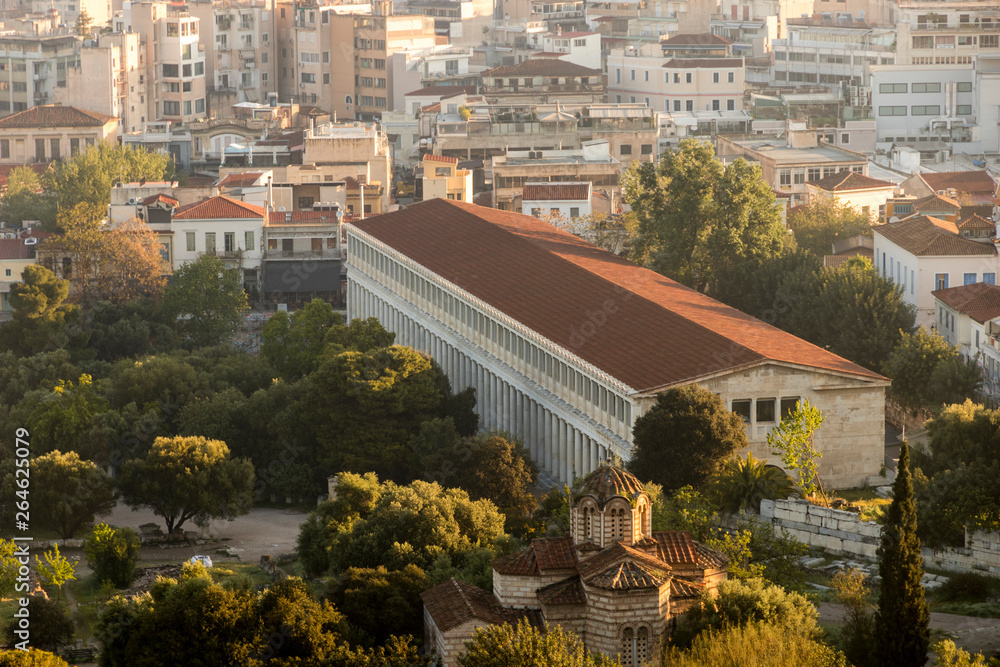 Ancient Agora of AtAthens, Greece. Views of the Ancient Agora of Athens ...