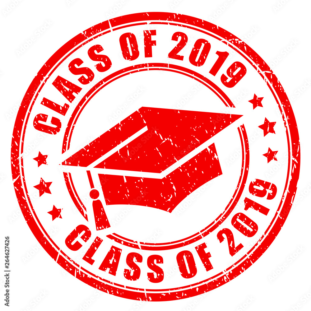 Class of 2019 vector stamp Stock Vector | Adobe Stock