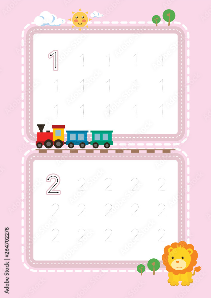 Free handwriting Numbers tracing pages for writing numbers Learning ...