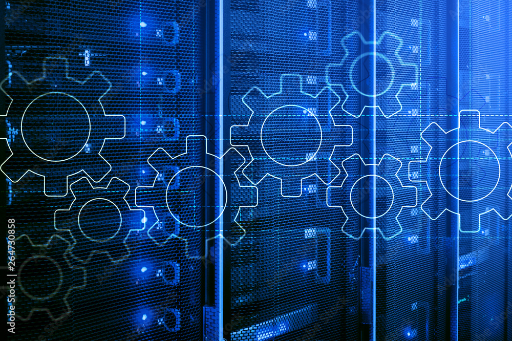 Gears mechanism, digital transformation, data integration and digital ...