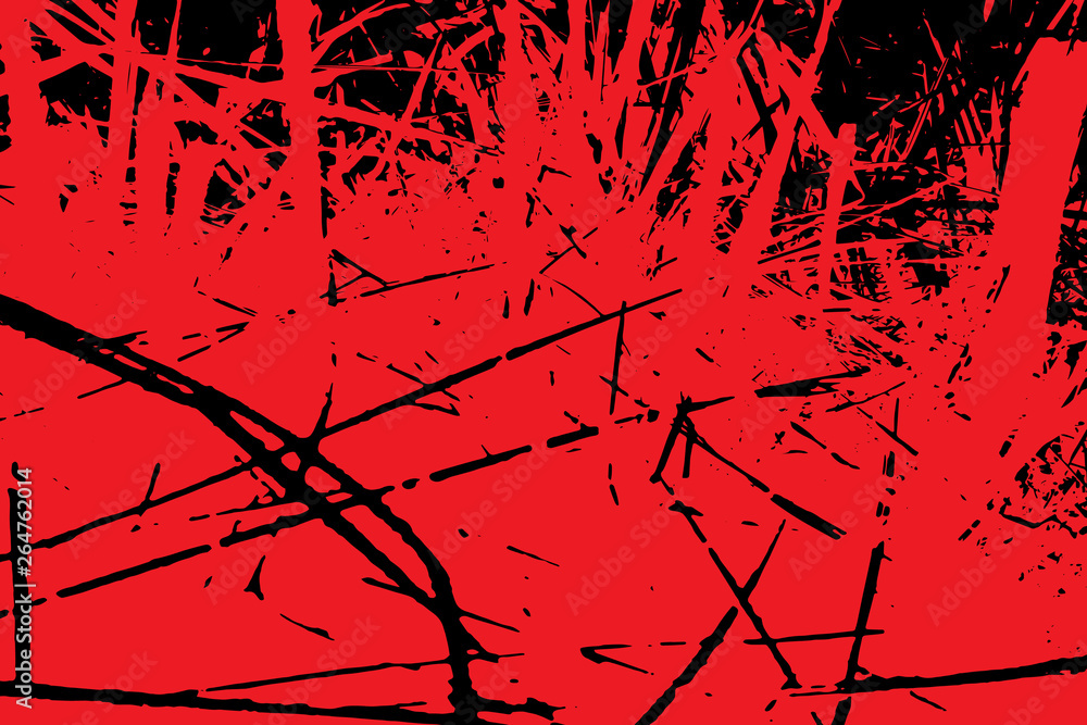 Scary mystical bloody background. Old grass texture. The forest is ...