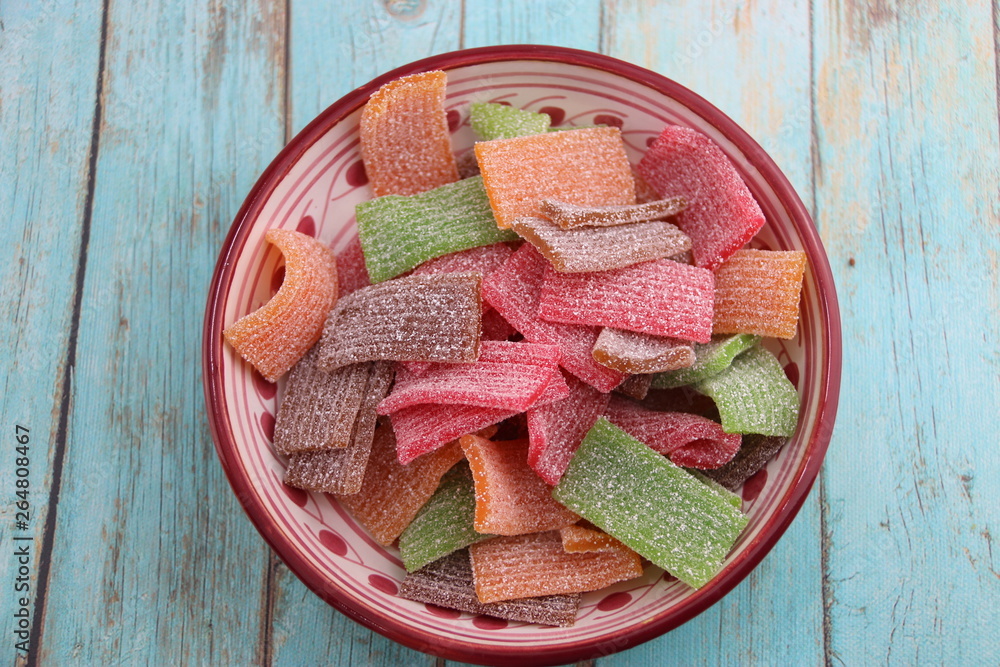 Bonbons acidulés Stock Photo | Adobe Stock