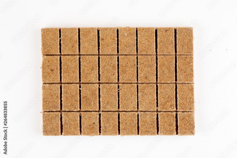 Dry fuel for kindling fires on a white background, top view Stock Photo ...