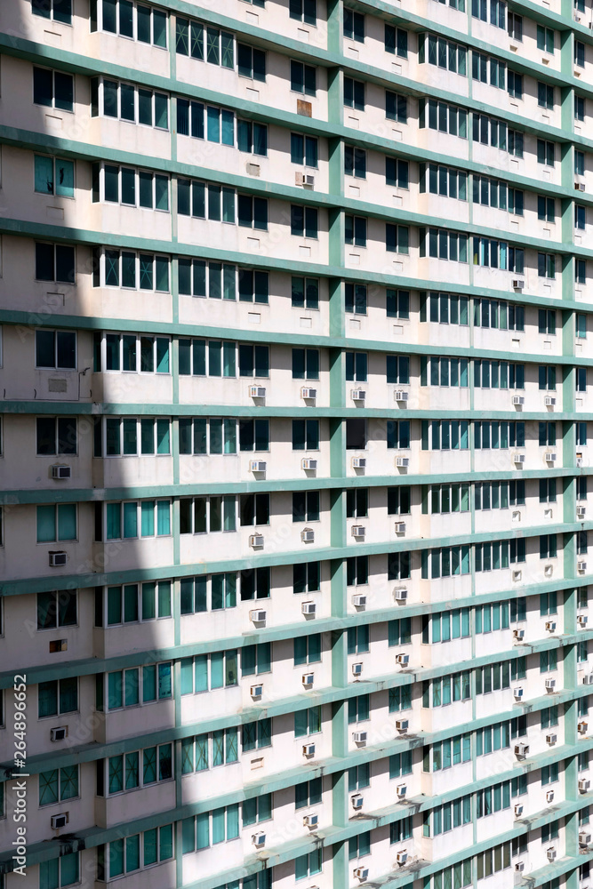 Detail of Focsa Building Pre-revolution American High Rise Architecture ...