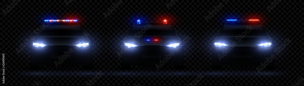 Police Lights Vector