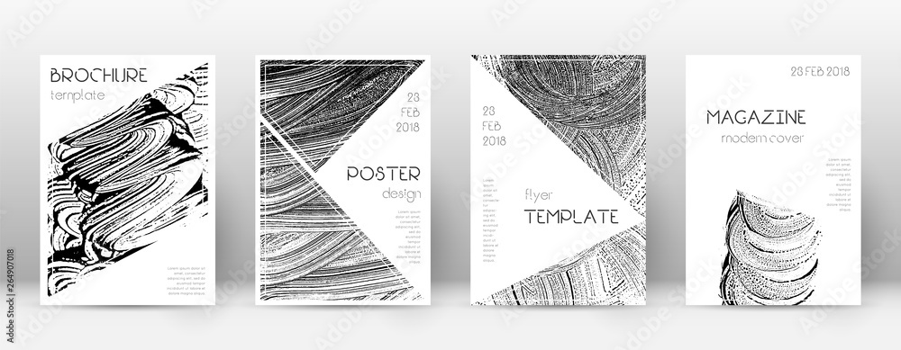 Cover page design template. Triangle brochure layo Stock Vector | Adobe ...
