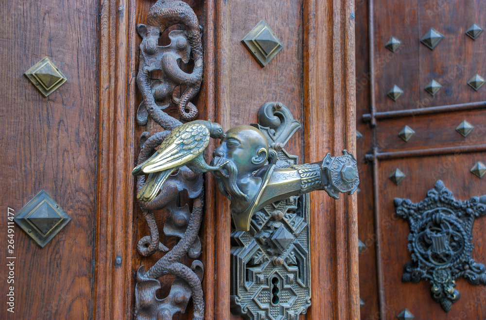 Raven peck out eyes on head of a Turk. Schwarzenberg Coat-of-arms on ...