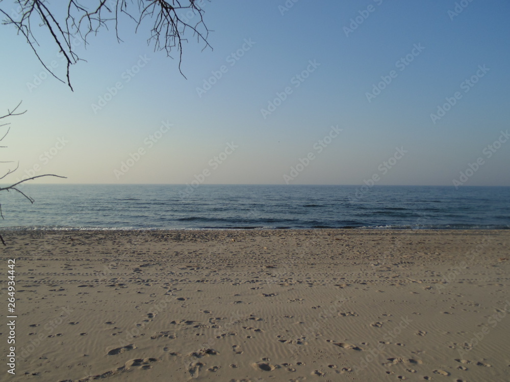 Pobierowo, plaża, Poberow, Pomorze, Polnische Ostküste, baden ...