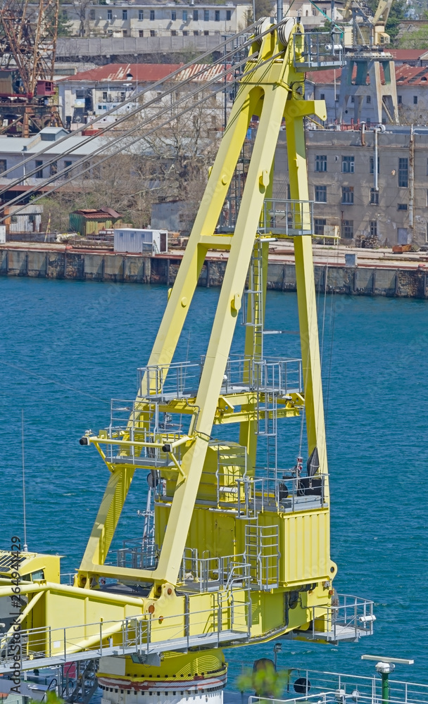 big Floating crane Stock Photo | Adobe Stock