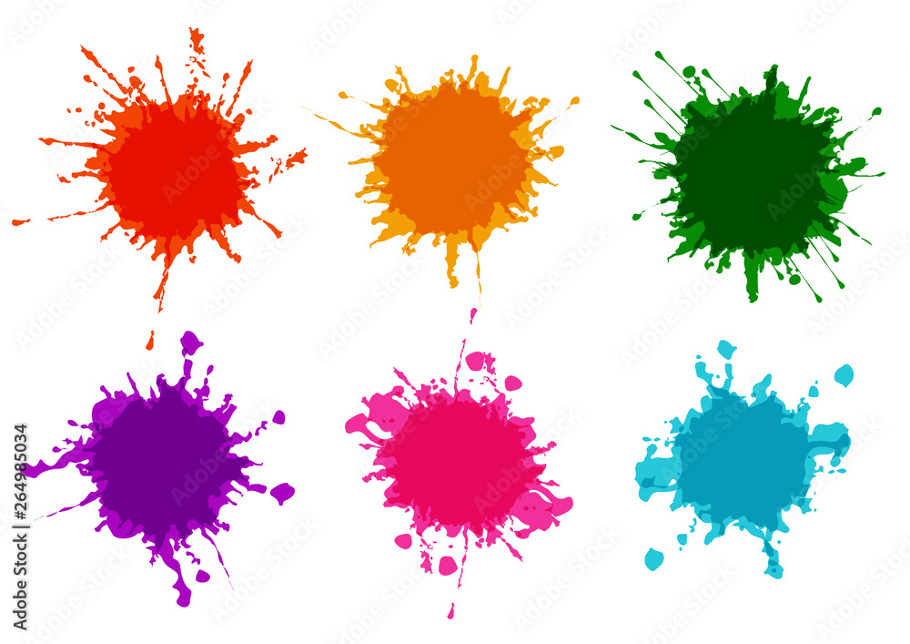 Paint Splatter Vector Illustrator