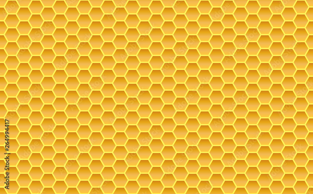 Gold honey hexagonal cells seamless texture. Mosaic or speaker fabric ...