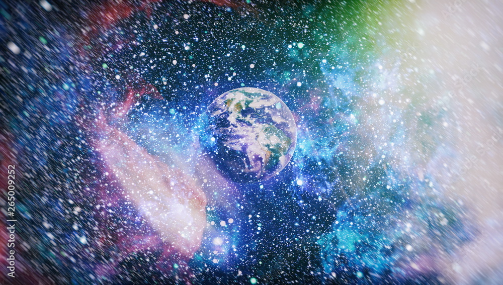 Planet Earth from space orbital view, our planet from the orbit. This ...