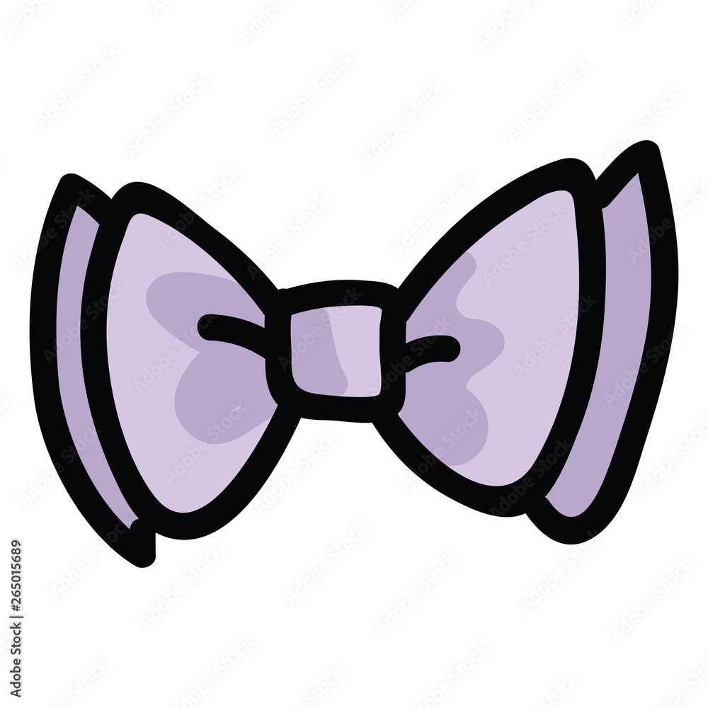 Purple Bow Clipart