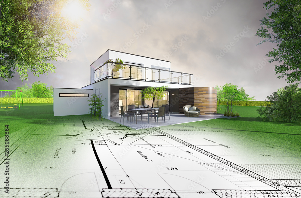 Projet de construction d'une maison individuelle d'architecte ...