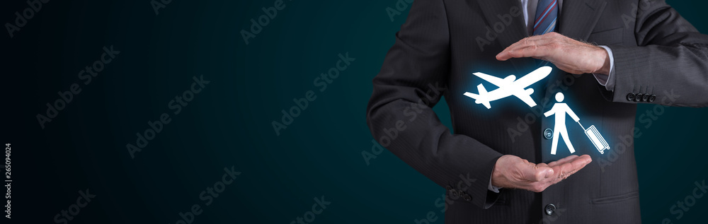 Concept of travel insurance Stock Photo | Adobe Stock