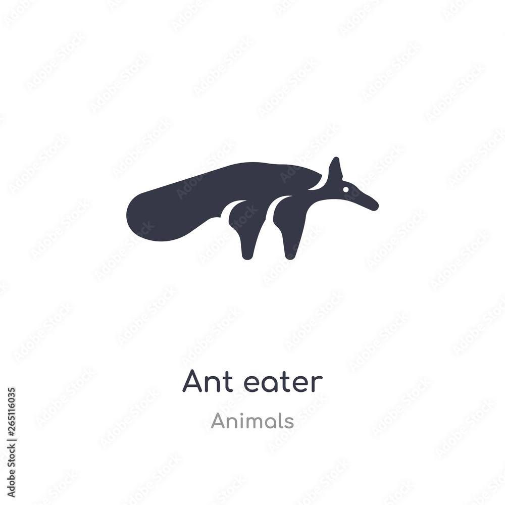 ant eater icon. isolated ant eater icon vector illustration from ...