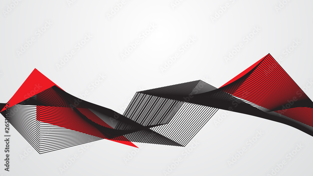 Abstract red black background concept Vector graphic design. Stock ...