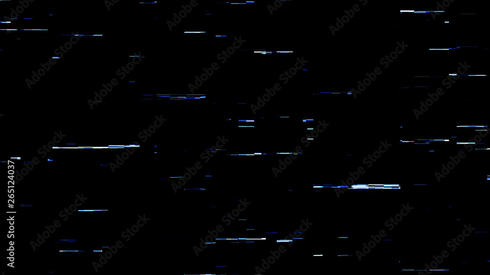 Blue Digital Computer Glitch Overlay Stock Illustration | Adobe Stock