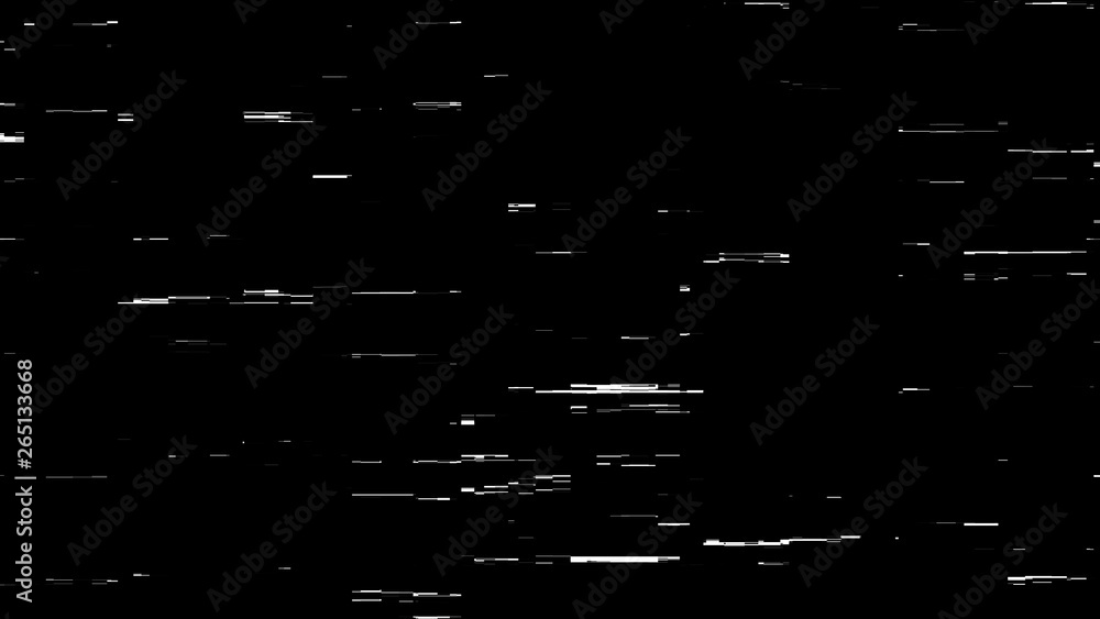 White Digital Computer Glitch Overlay Stock Illustration | Adobe Stock