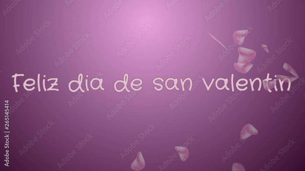 Feliz dia de san Valentin, Happy Valentine's day in spanish language ...