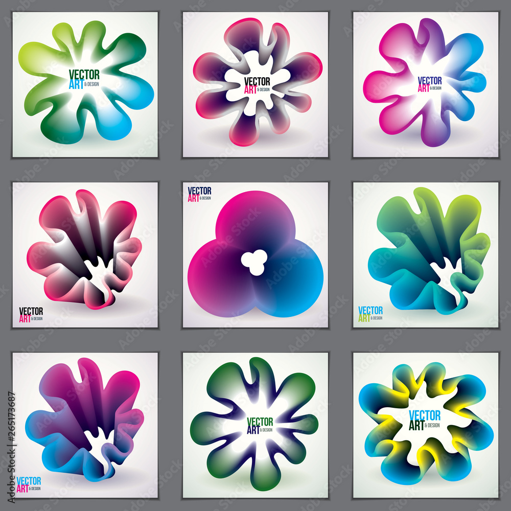 Flower Shapes To Color