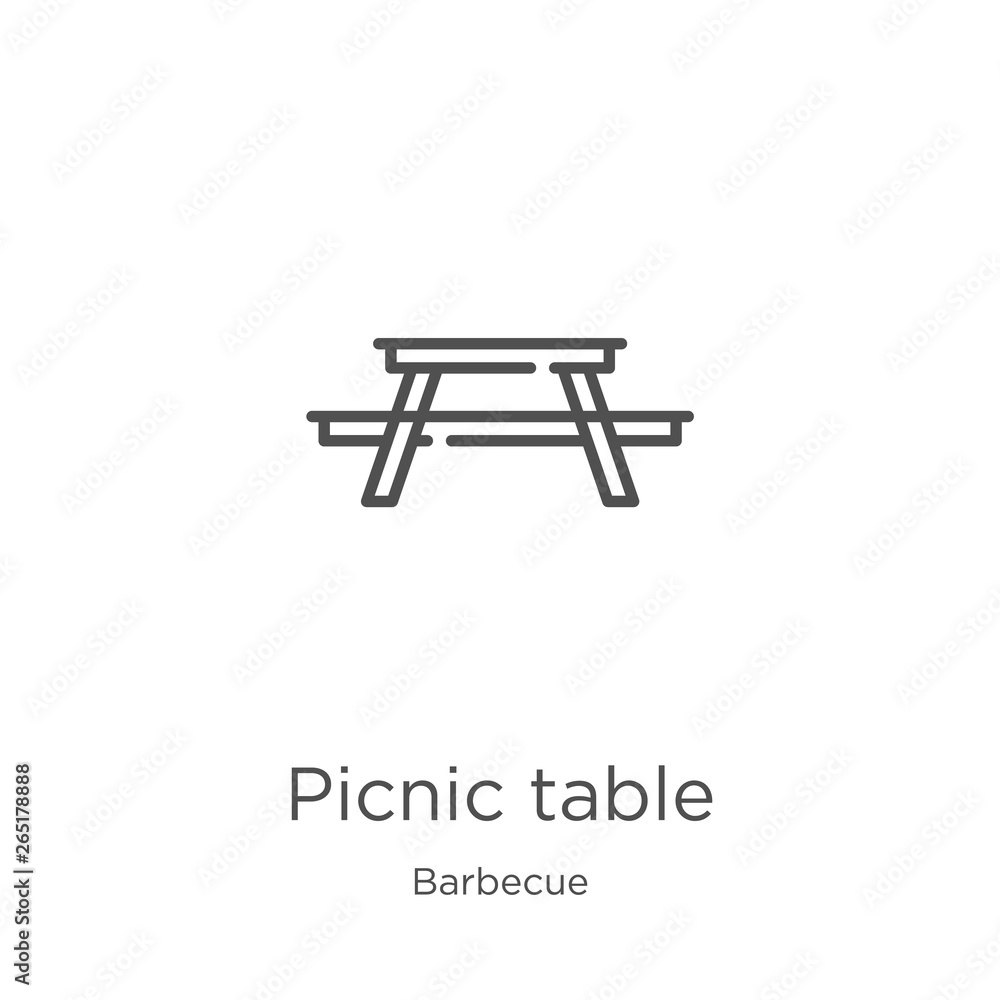 Picnic Table Icon Png