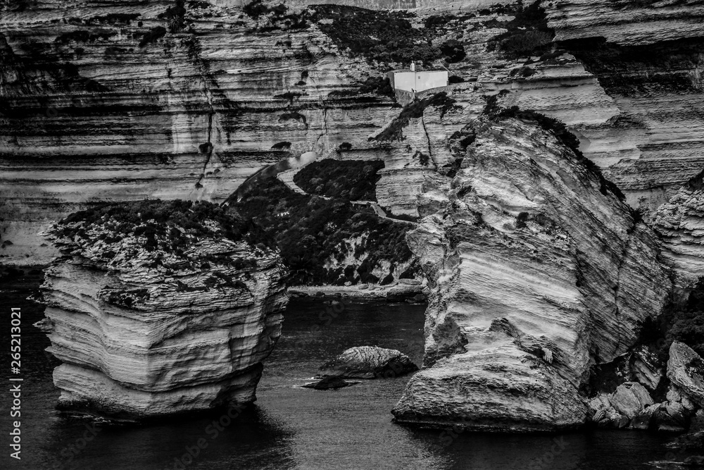 rocher, mer, nature, eau, cave, falaise, paysage, pierre, côte, bleu ...