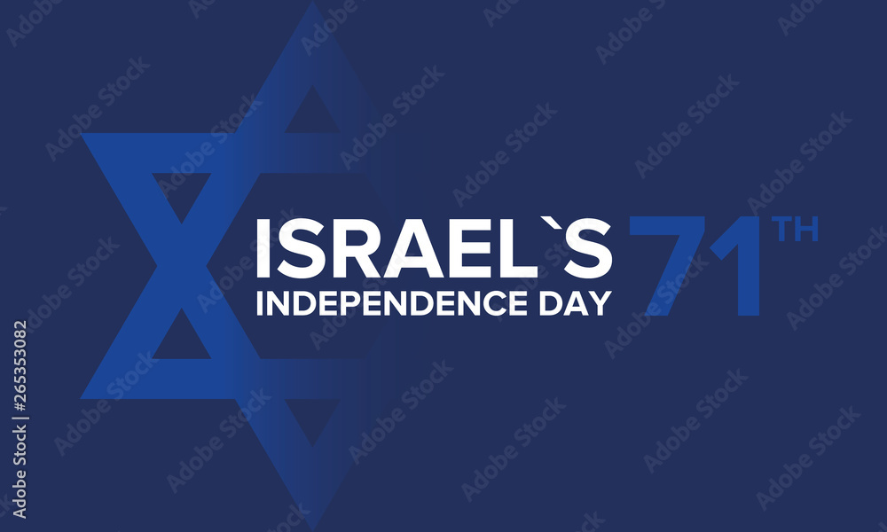 Israel Independence Day. National day of Israel. Annual holiday ...
