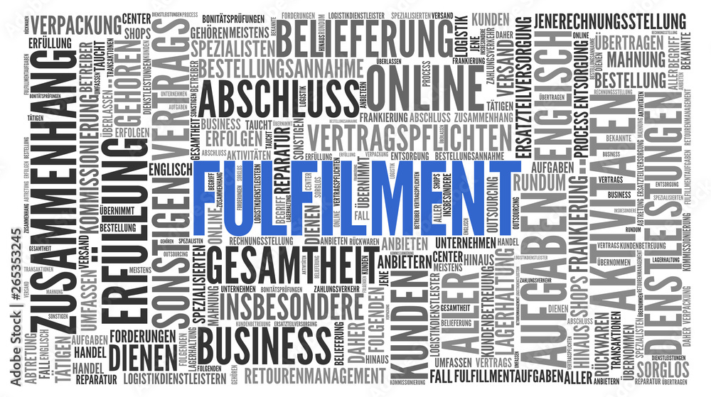FULFILMENT Stock Illustration | Adobe Stock