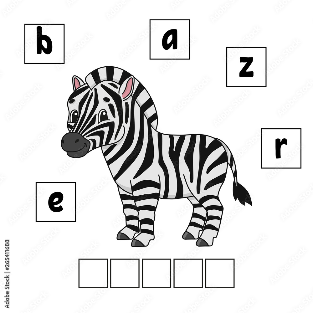 Words Puzzle Education Developing Worksheet Learning Game For Kids words-puzzle-education-developing-worksheet-learning-game-for-kids