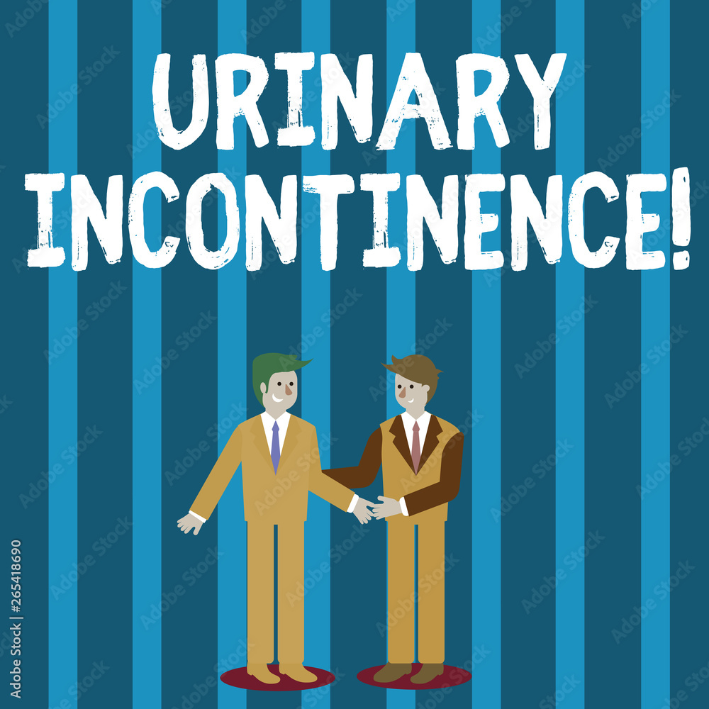 Word writing text Urinary Incontinence. Business photo showcasing ...