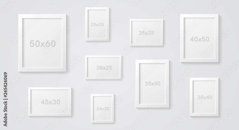 Modern White Picture Frames