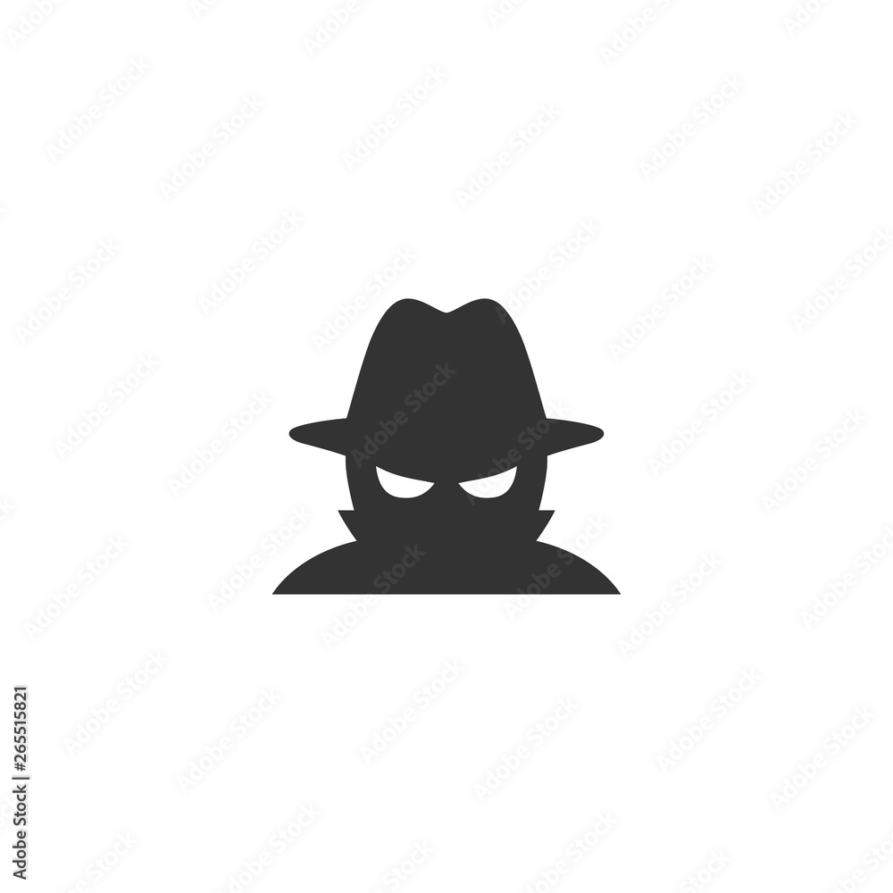 Spyware icon in simple design. Vector illustration Stock Vector | Adobe ...