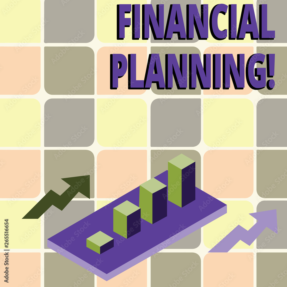 Conceptual hand writing showing Financial Planning. Concept meaning ...