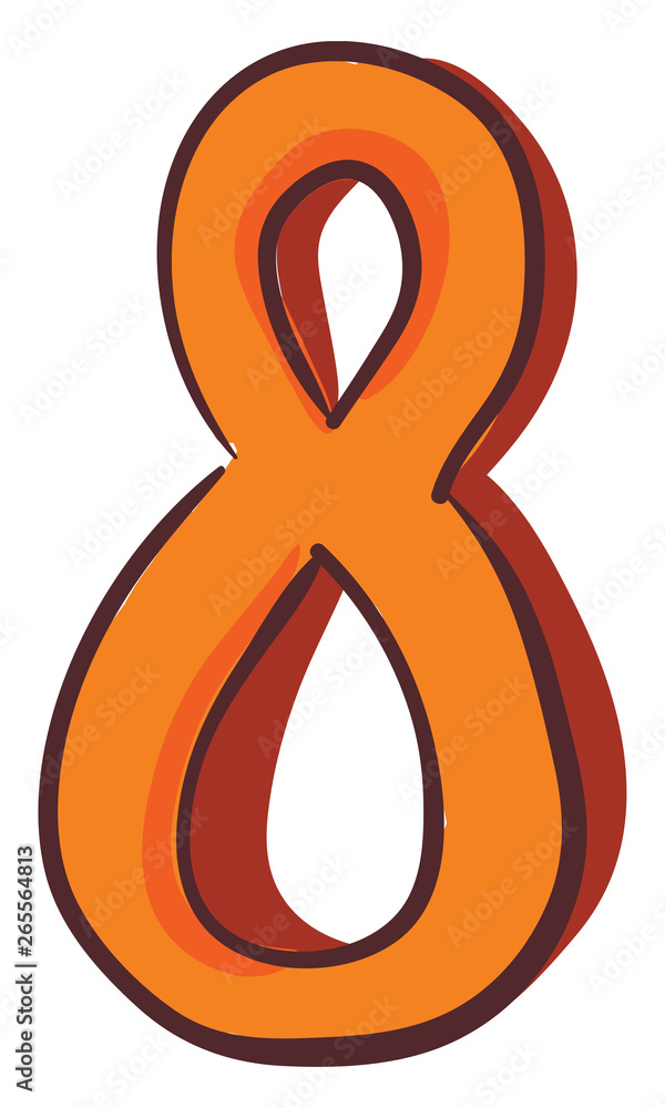 Number Eight Clip Art